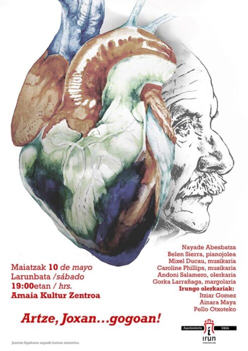 “Artze, Joxan… Gogoan!” ikuskizunaz gozatu ahalko da maiatzaren 10ean ...